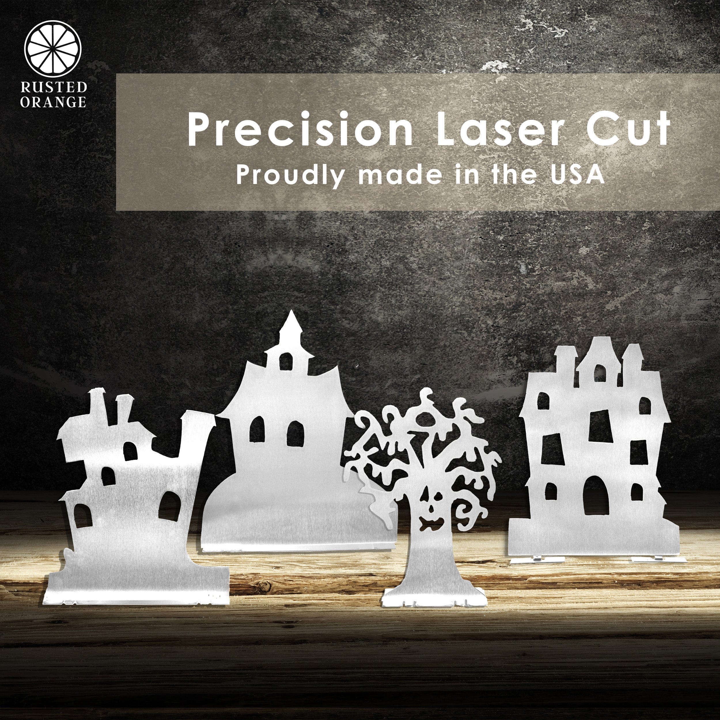 Stand Up Halloween Village - Haunted House Decor