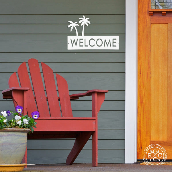 Landscape Address Plaque - 4 Styles - Circular Address Plaque – Rusted ...