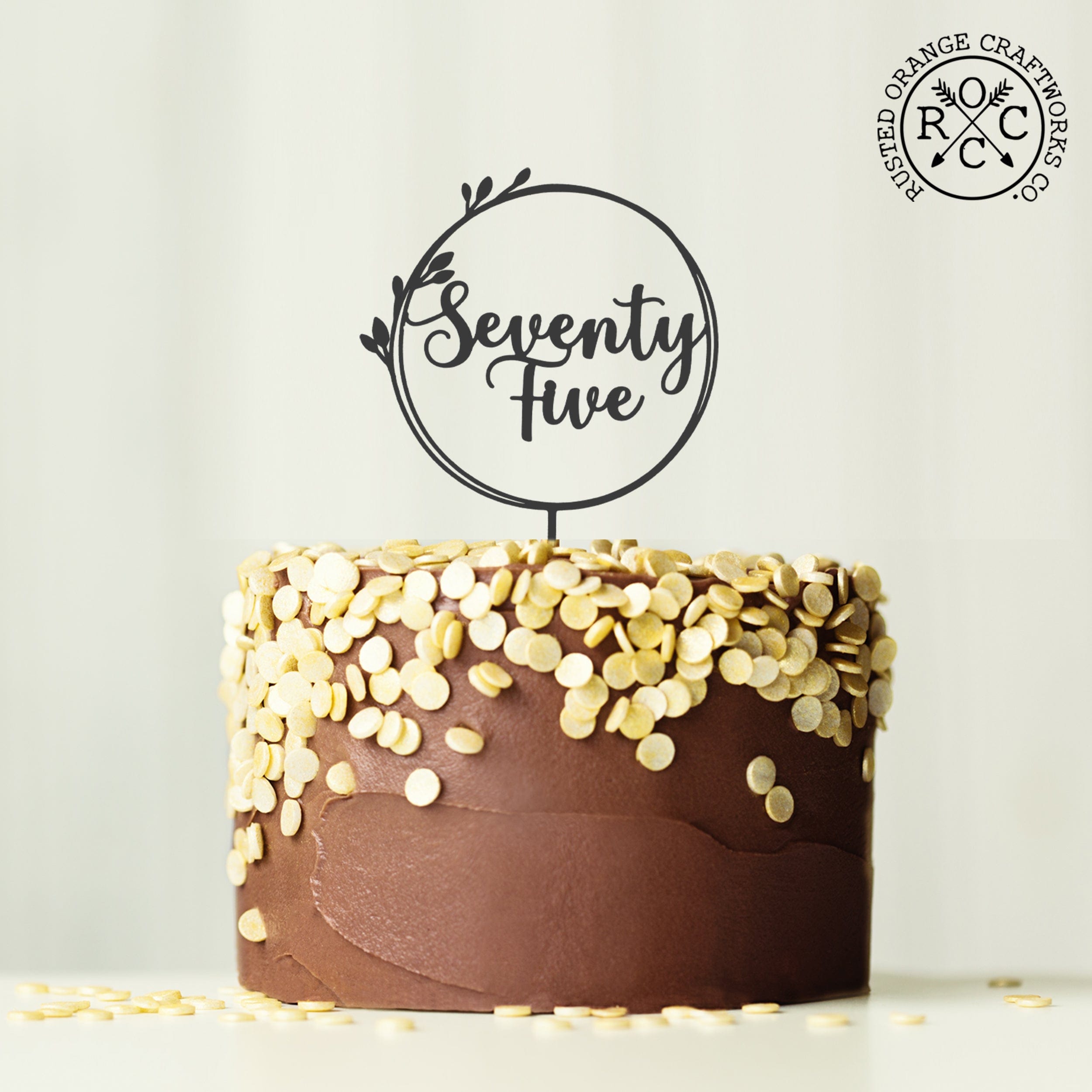 Birthday Number Cake Topper - Personalized Cake Topper for Birthdays