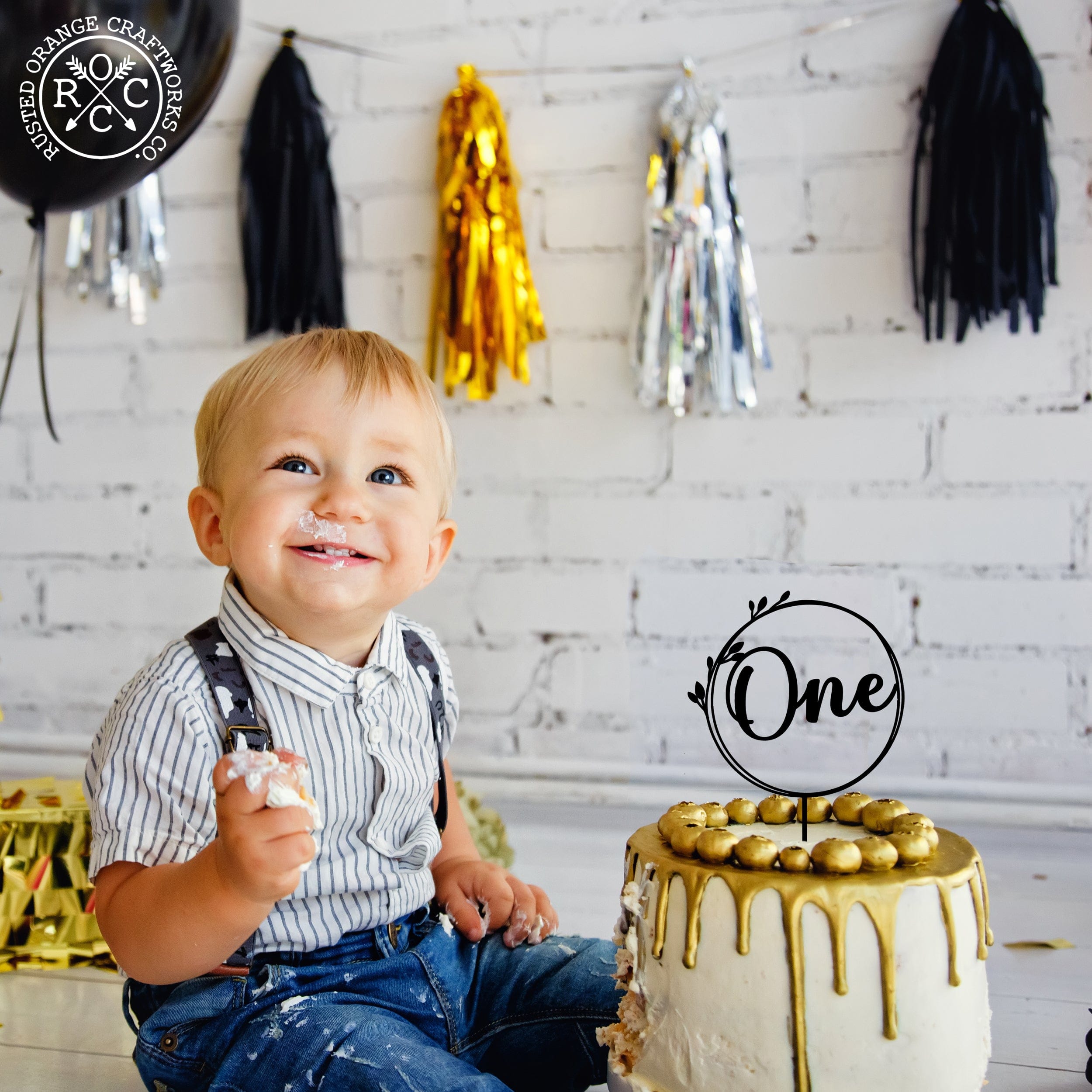 Birthday Number Cake Topper - Personalized Cake Topper for Birthdays ...