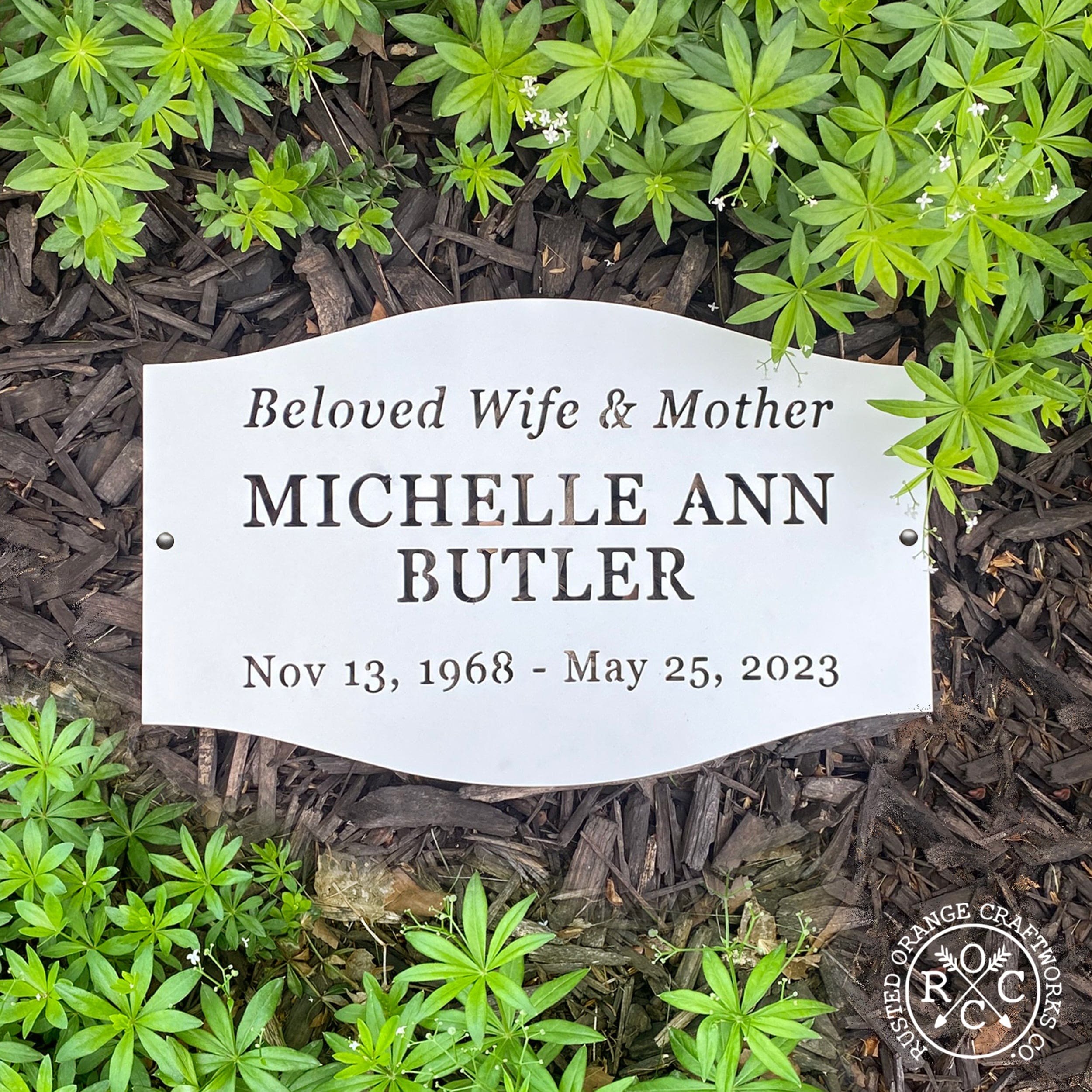 Memorial Plaque - Graveyard Decoration Plaque for Cemetery or Garden ...