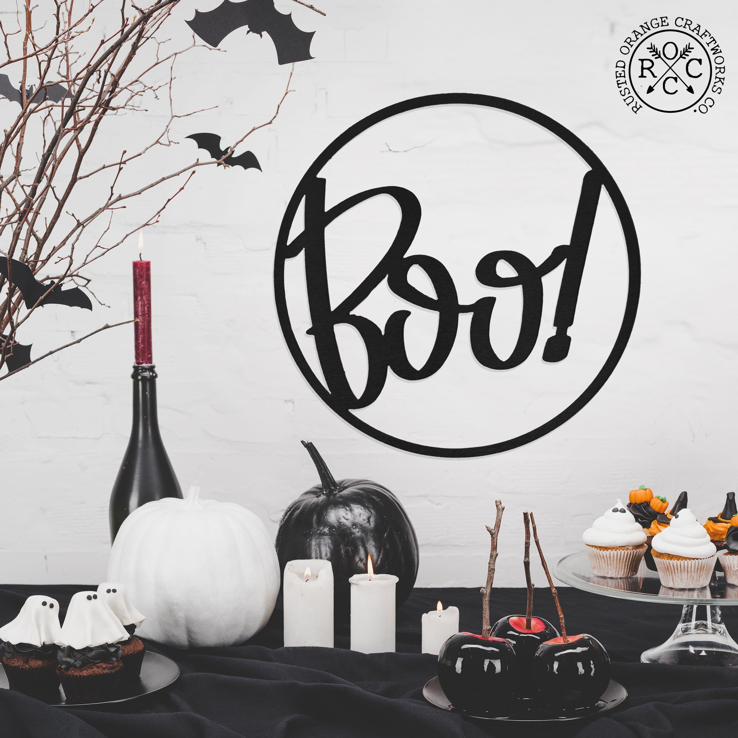 Halloween Greetings - Hanging Halloween Decorations for Wall or Door ...