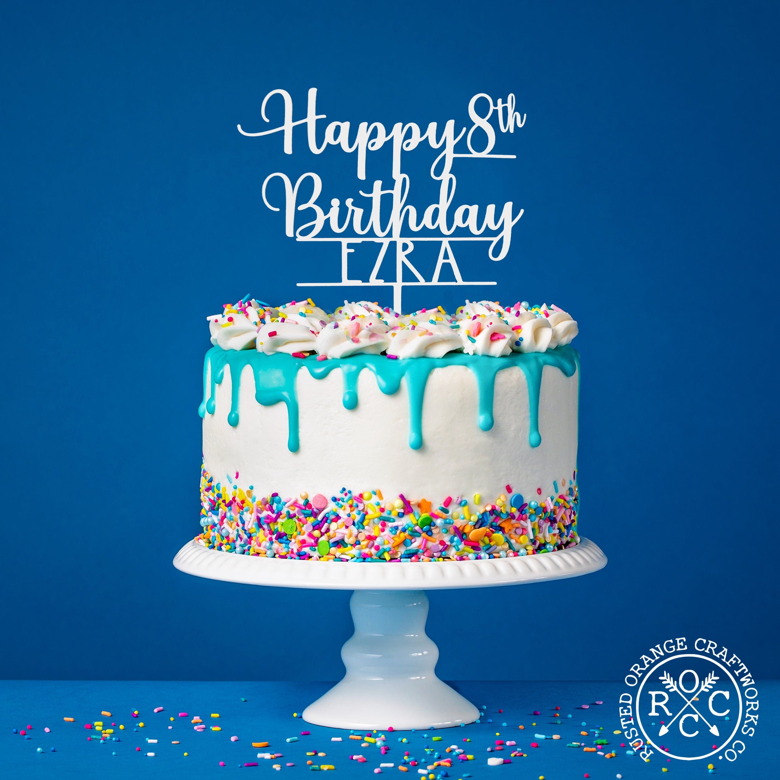 Personalized Birthday Cake Topper - Number Cake Topper for Birthday ...