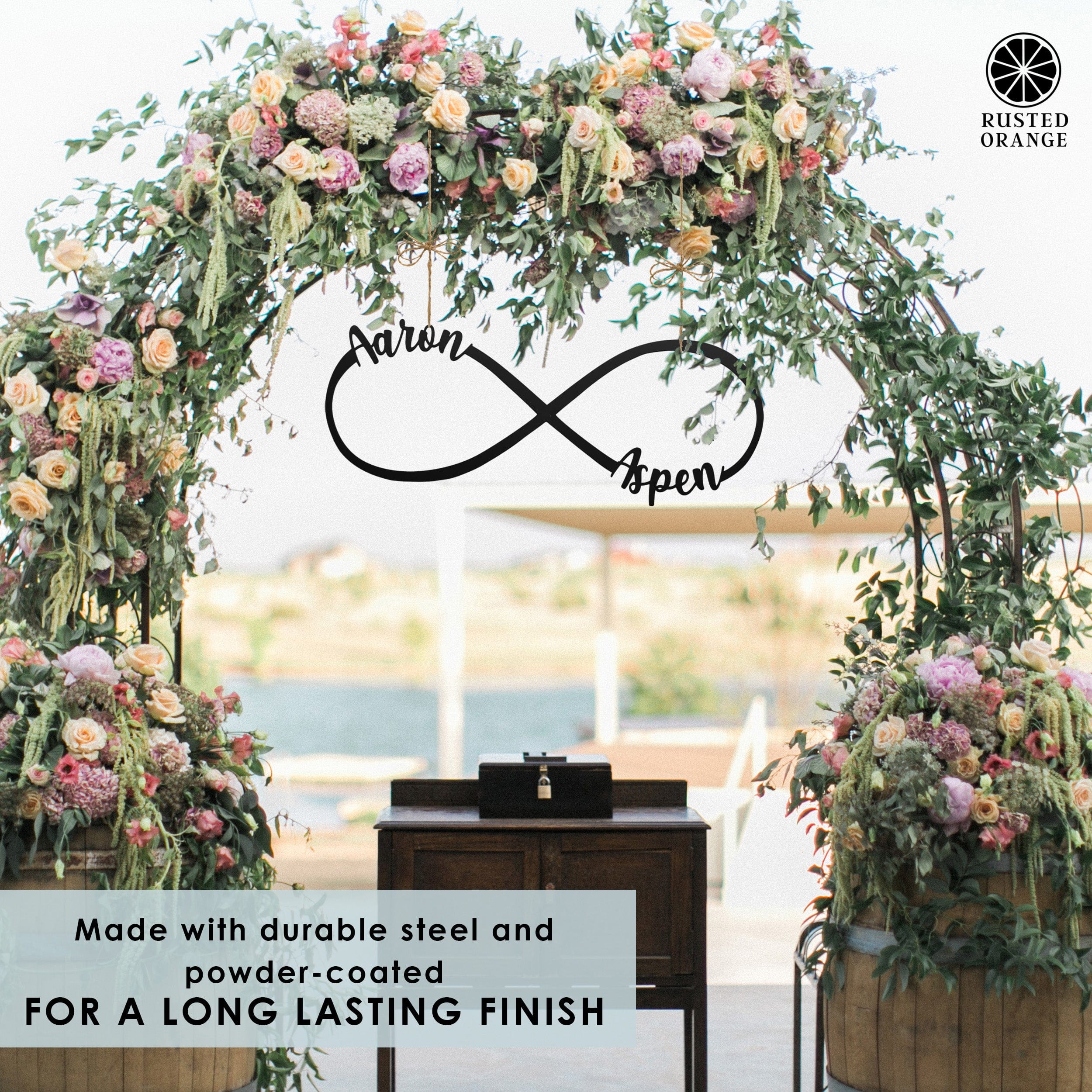 Infinity Sign- bedroom wall decor for couples, anniversary and wedding