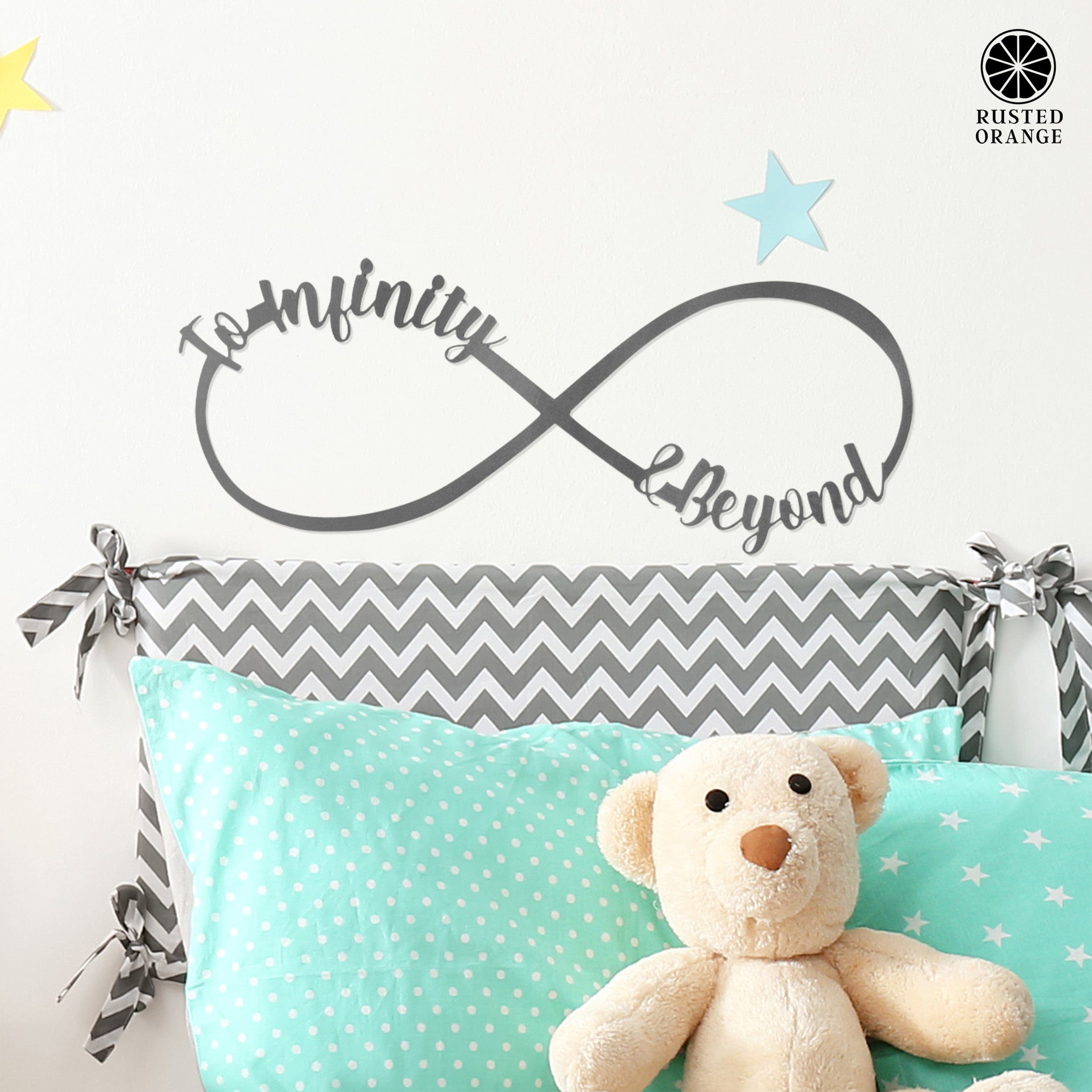 Infinity Sign- bedroom wall decor for couples, anniversary and wedding
