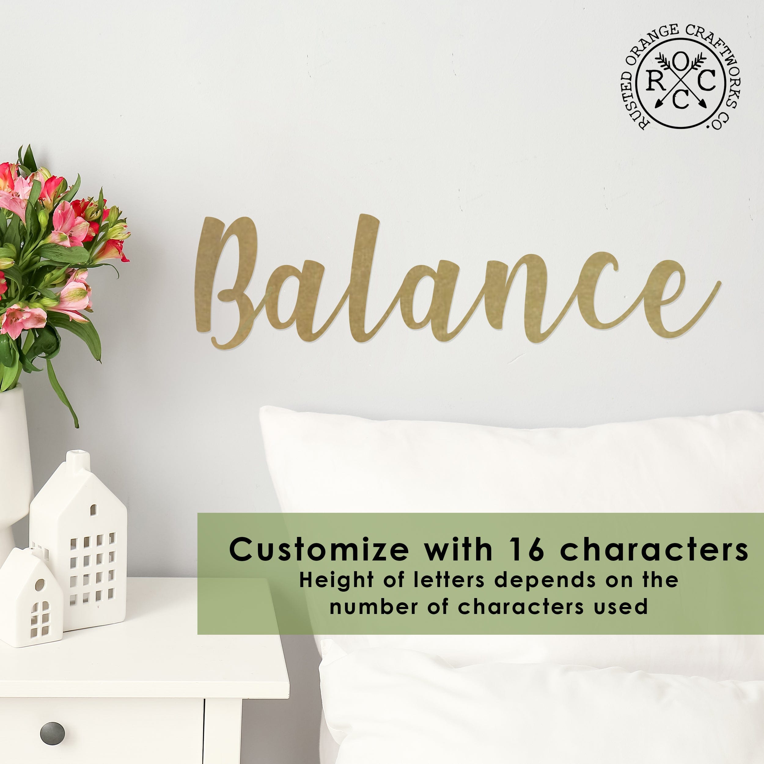 Signed in Calligraphy - Decorations Bedroom Wall Decor for Home ...