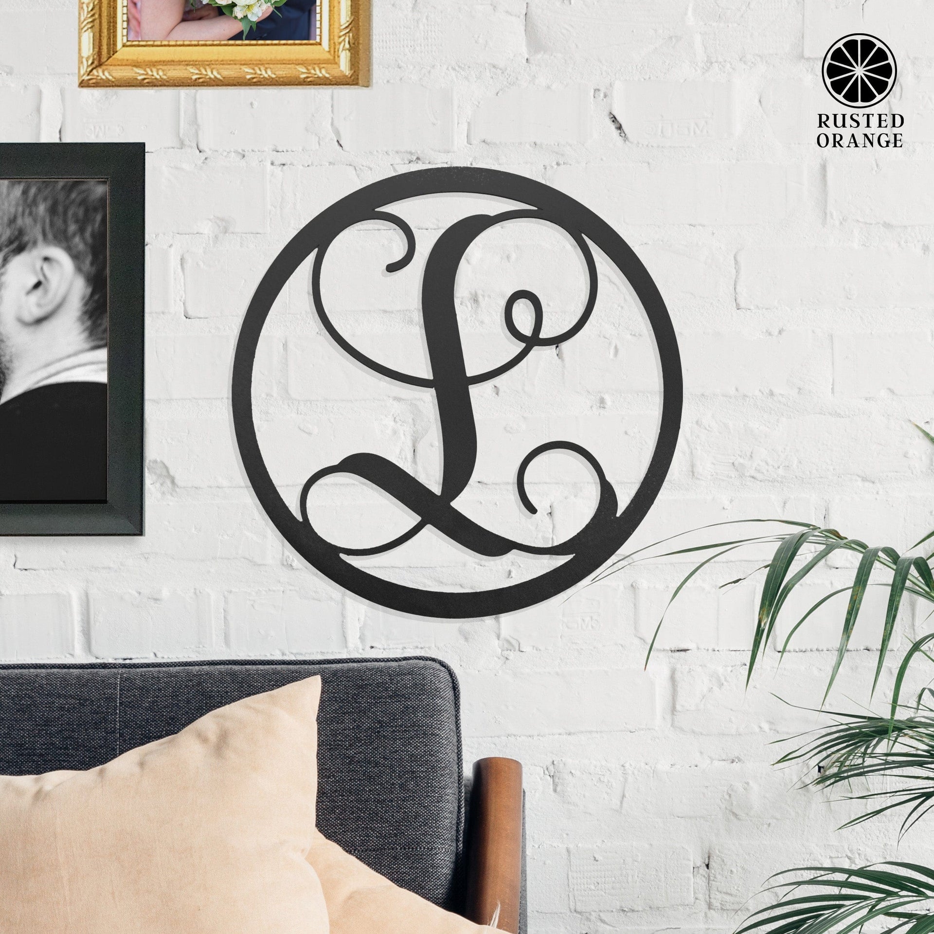 decorative monogram letter