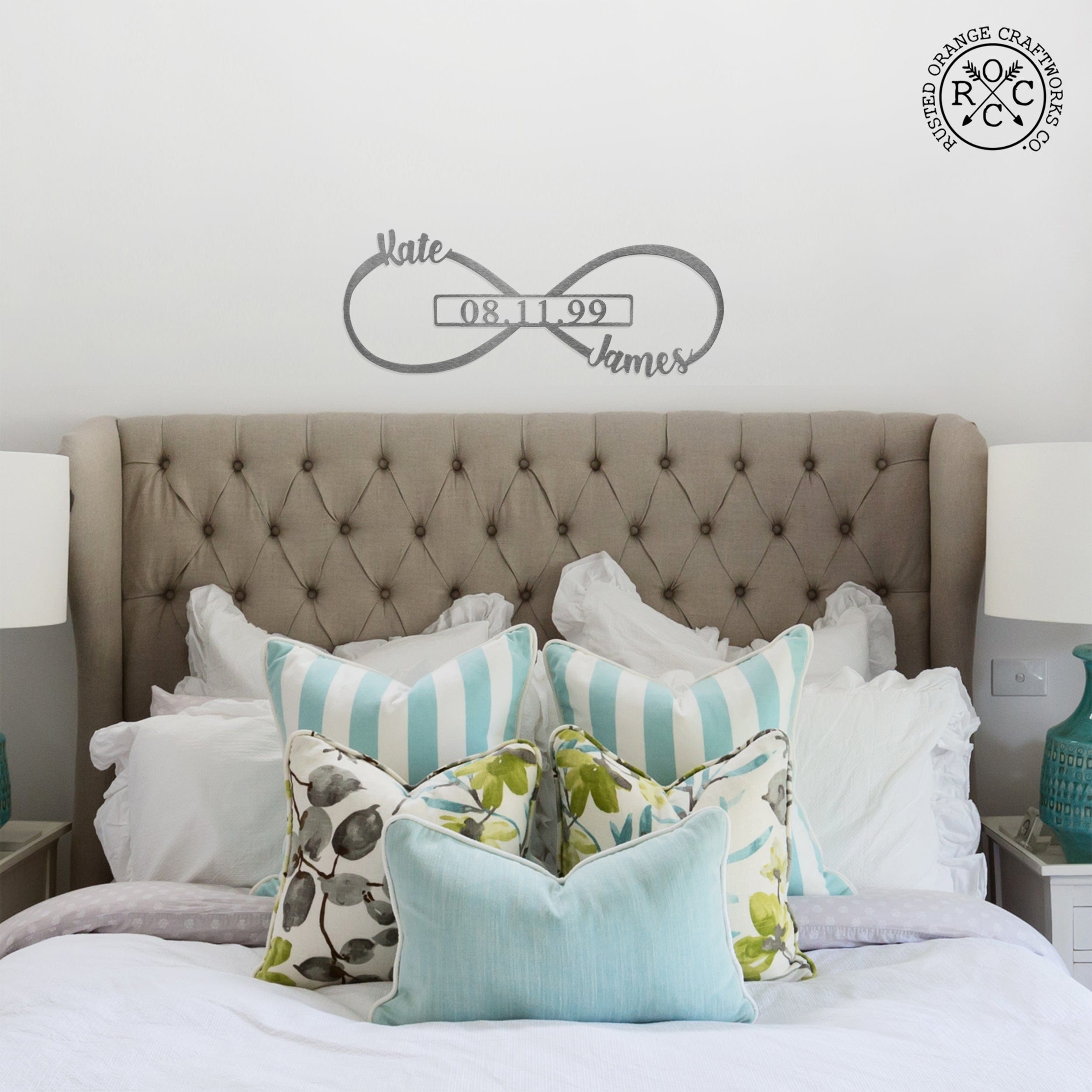 Infinity Sign- bedroom wall decor for couples, anniversary and wedding ...