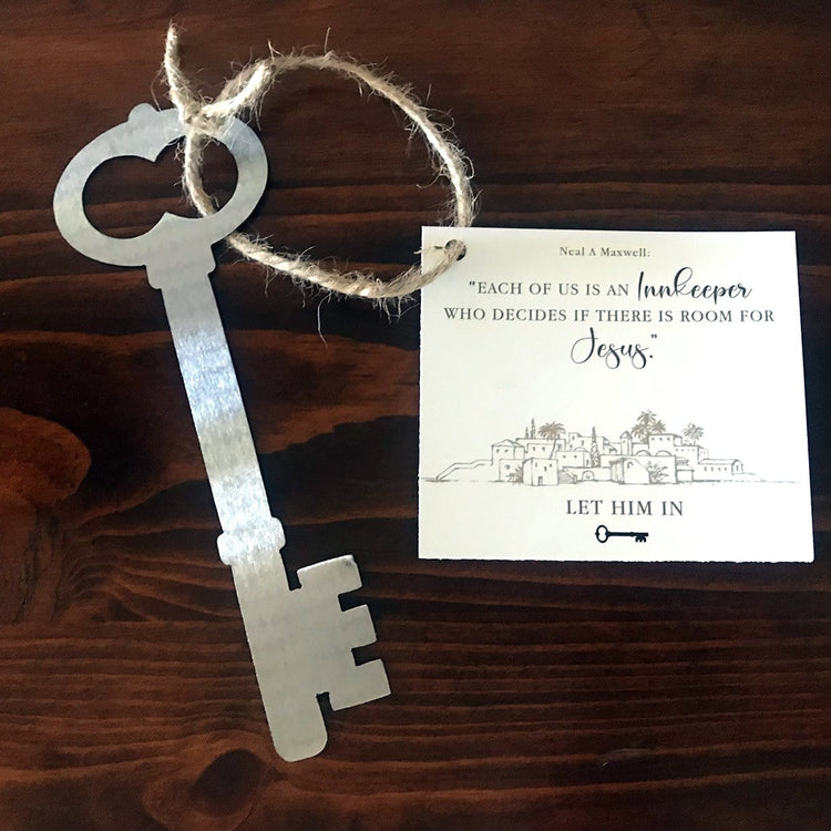 Innkeeper's Key - Set of 6 - Jesus Christ Ornaments For Christmas Tree