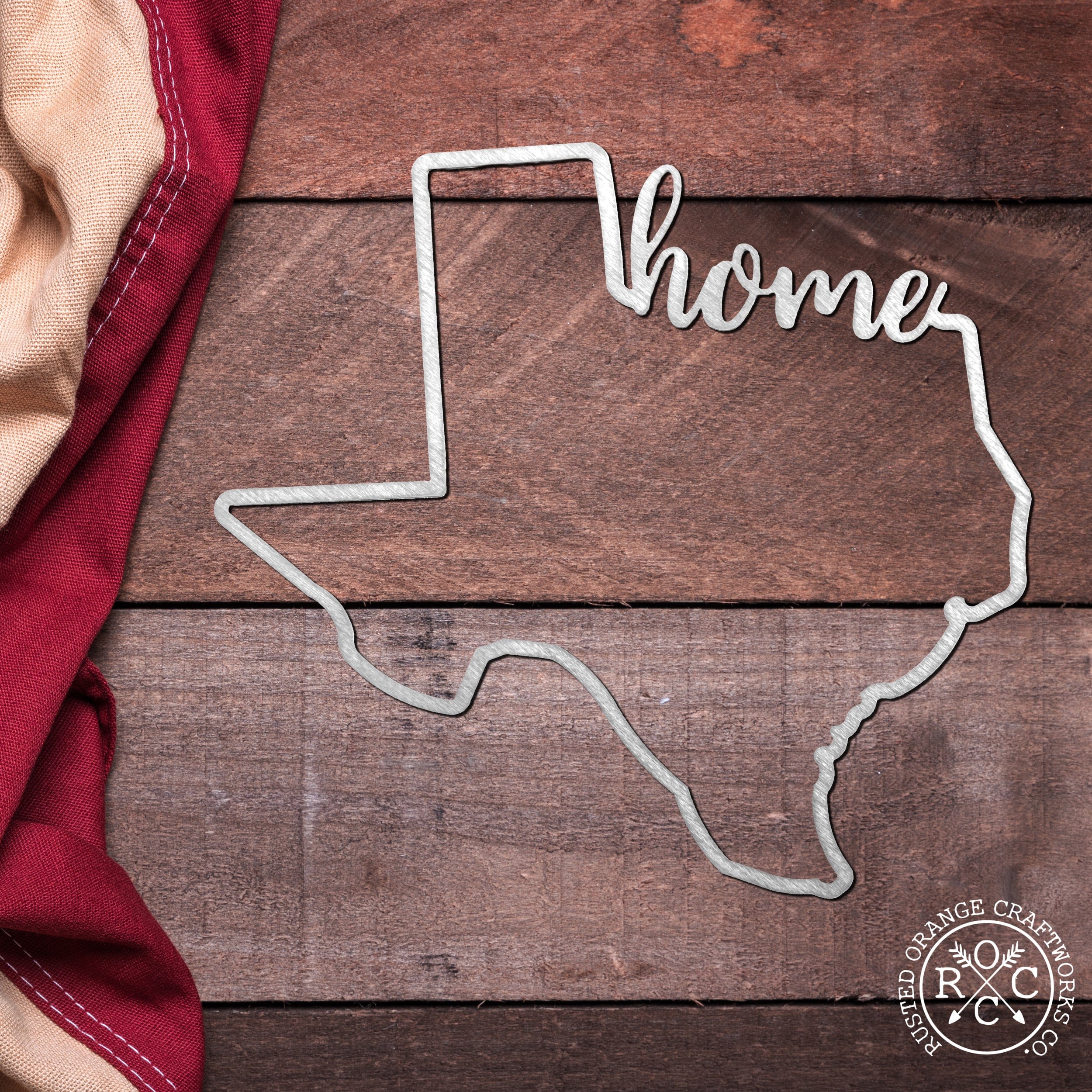 State Home Silhouette Sign- 2 Sizes- Map of the United States America ...